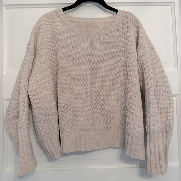 Moon River | Sweaters | Moon River Soft Chenille Crewneck Sweater In ...